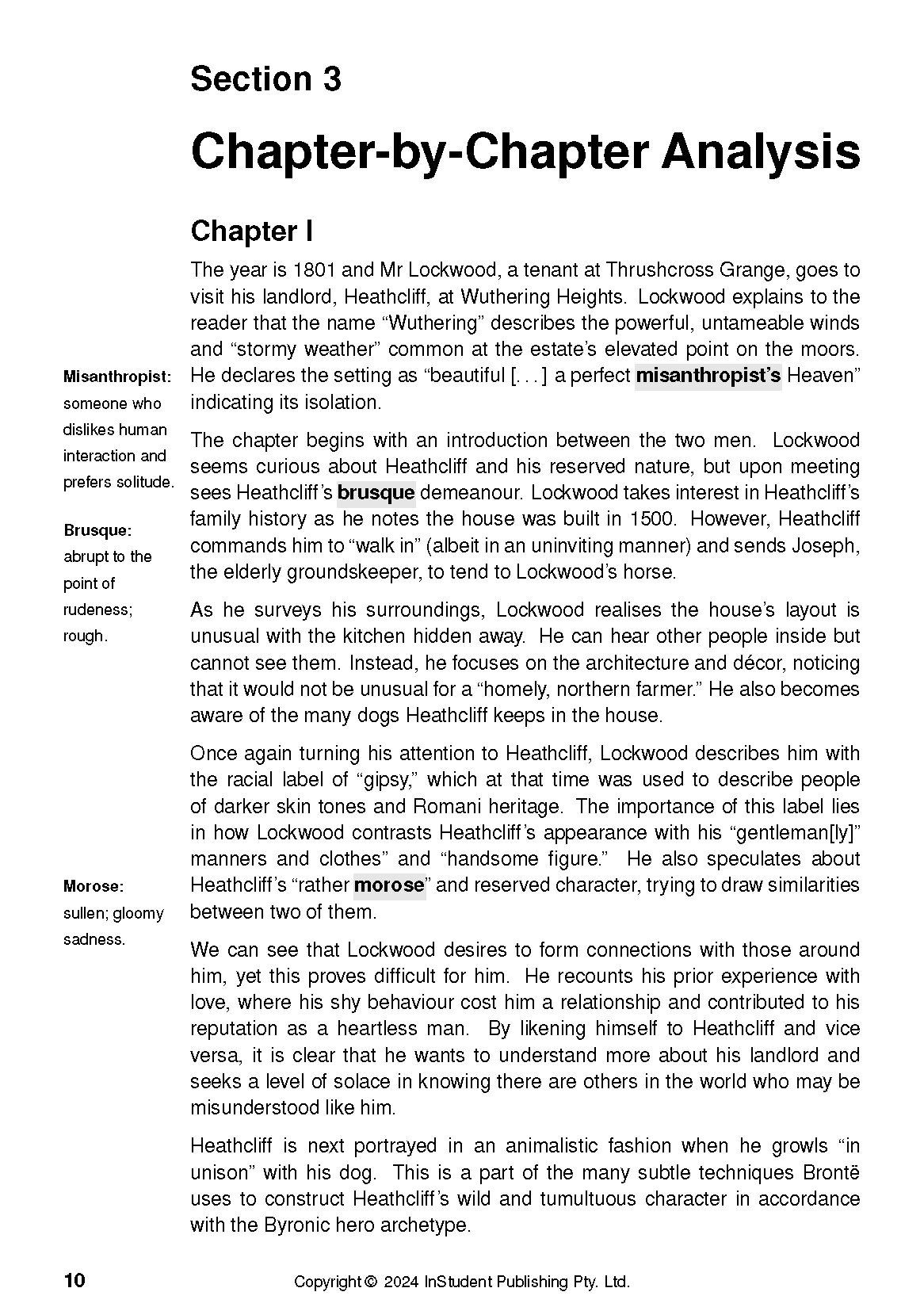 Text Guide: Wuthering Heights by Emily Bronte – ATAR Notes