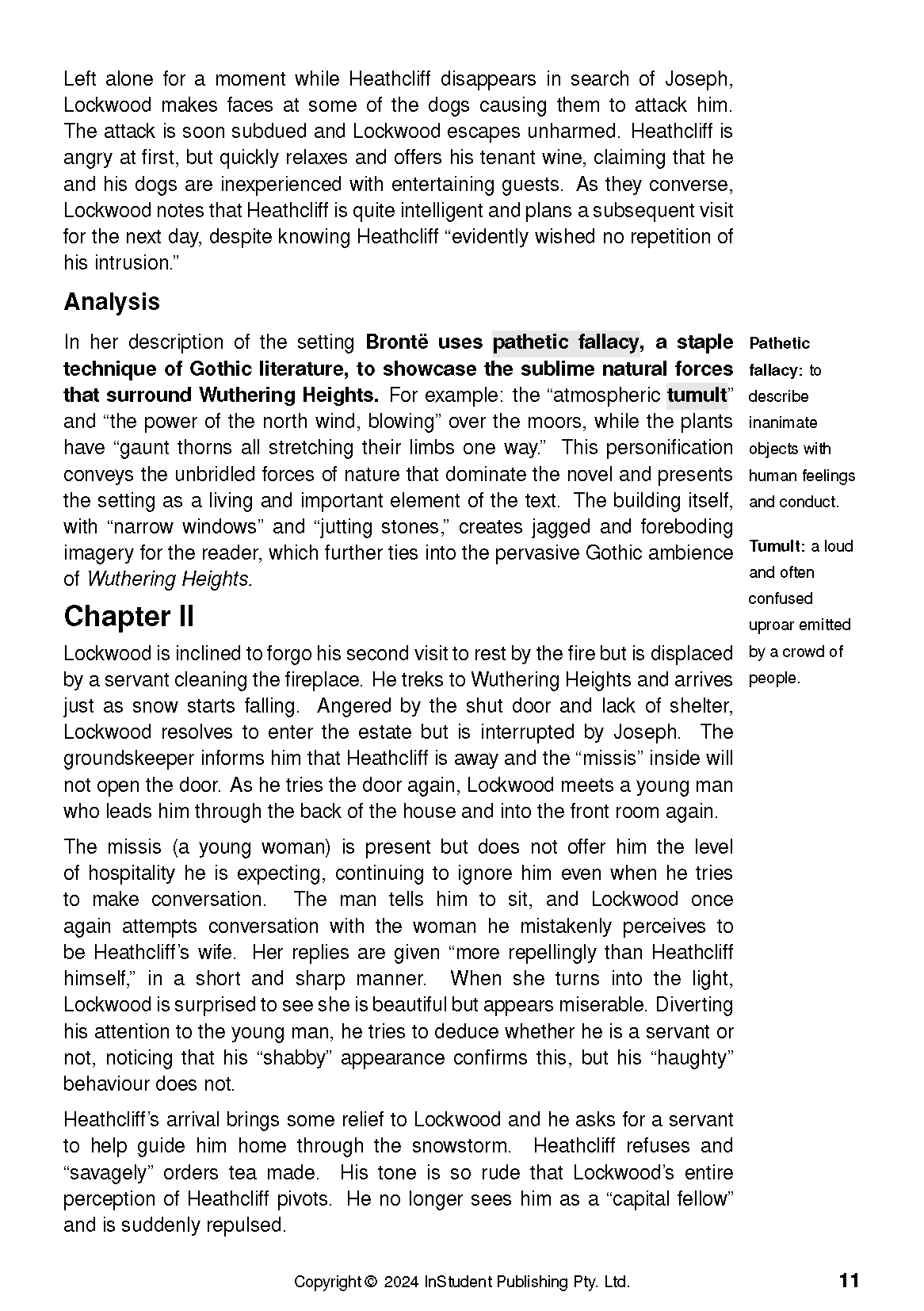 Text Guide: Wuthering Heights by Emily Bronte – ATAR Notes
