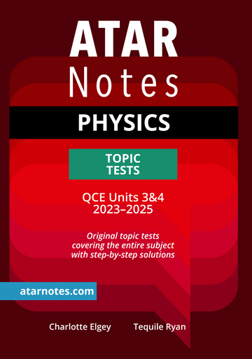 Topic Tests – ATAR Notes
