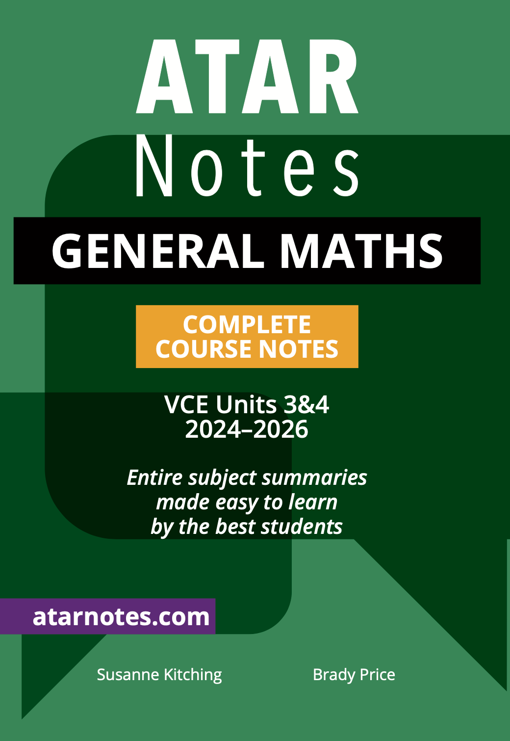 VCE Mathematics Study Guides – ATAR Notes