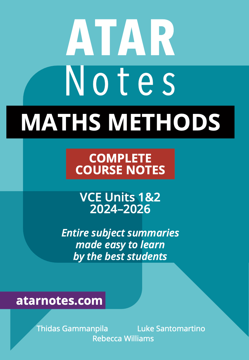 VCE Mathematics Study Guides – ATAR Notes