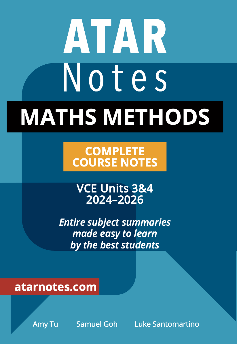VCE Mathematics Study Guides – ATAR Notes