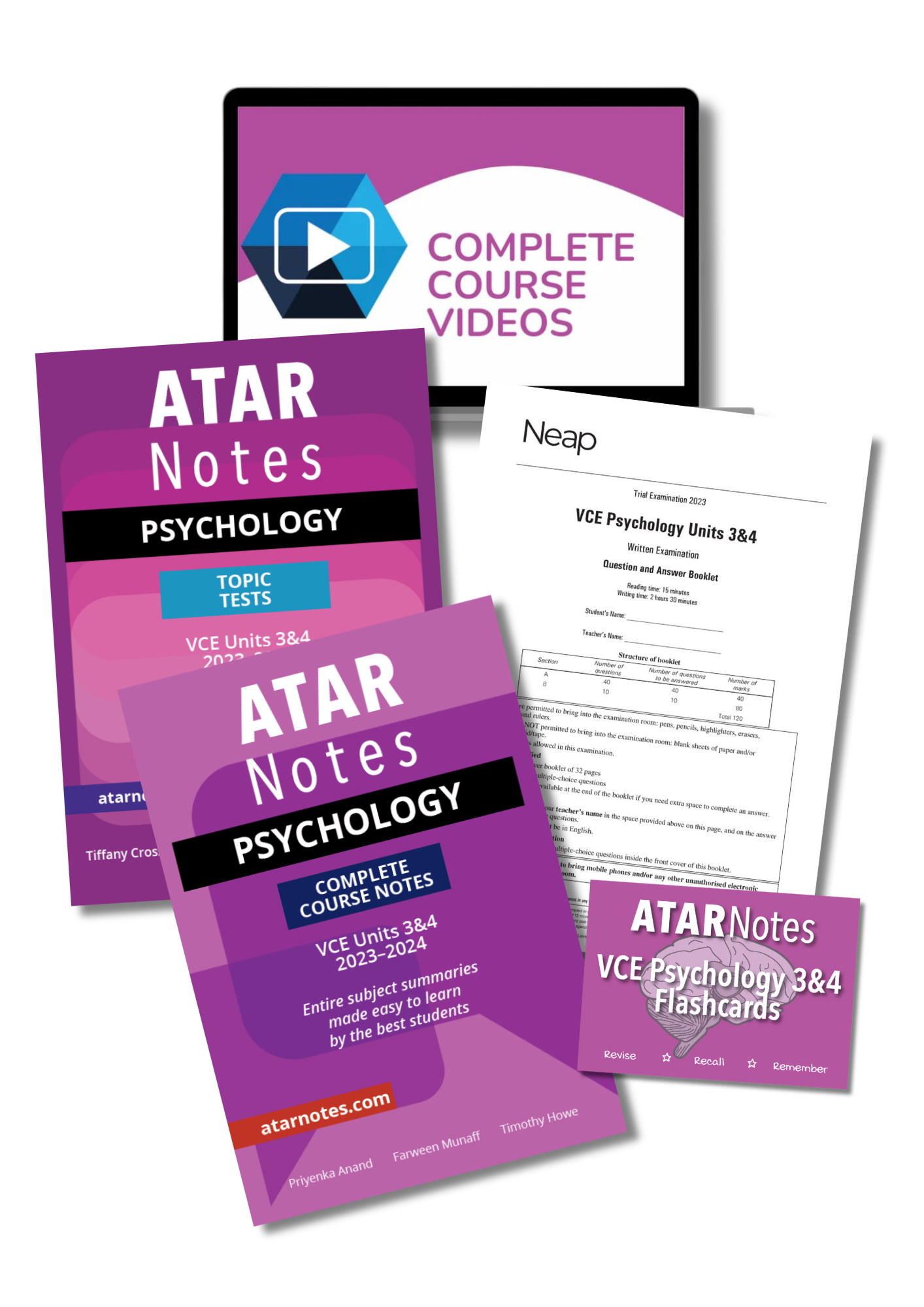 Top Marks VCE Psychology 3&4 Bundle – ATAR Notes