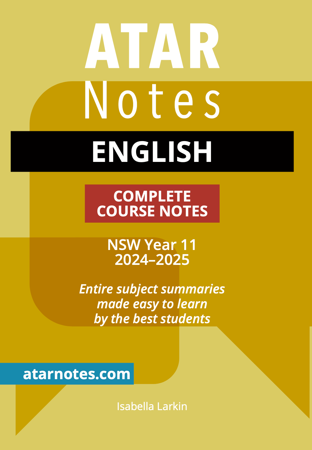 ATAR Notes HSC Year 11 English Complete Course Notes (2026-2028)