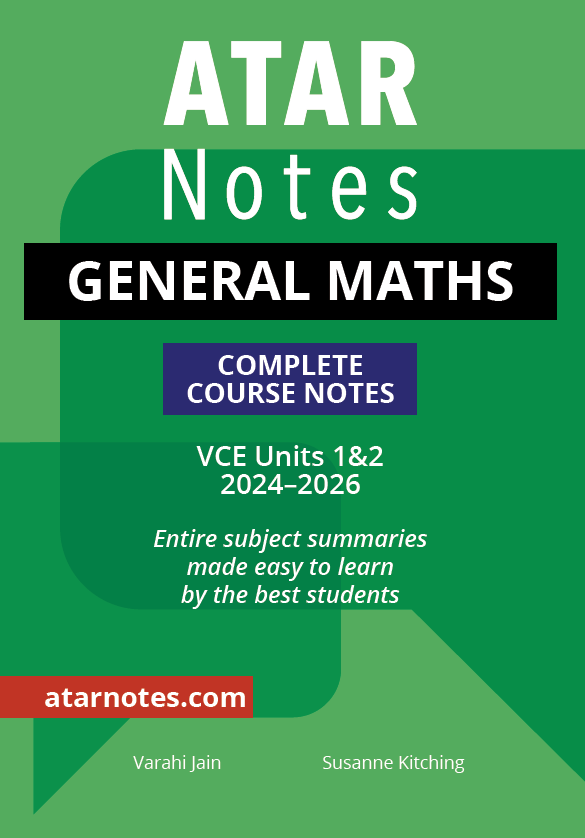 VCE Mathematics Study Guides – ATAR Notes