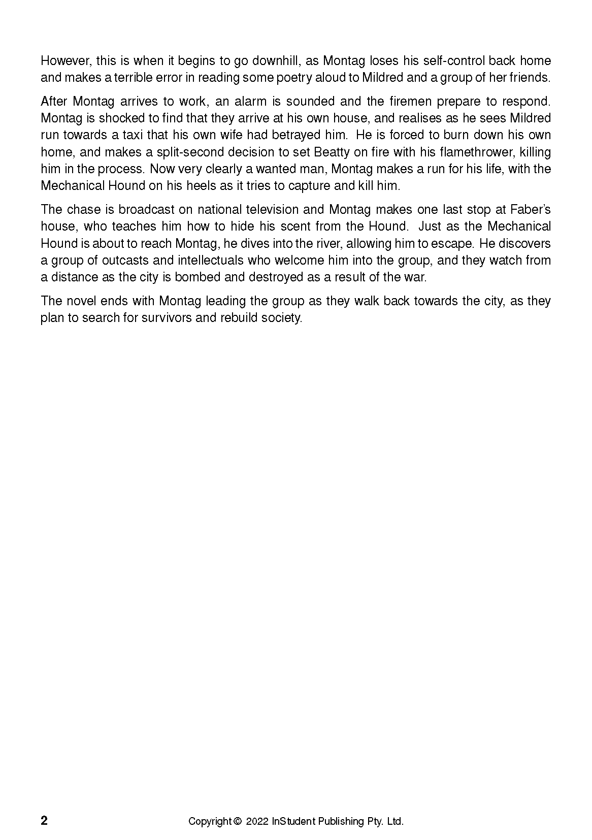 Text Guide: Fahrenheit 451 by Ray Bradbury – ATAR Notes