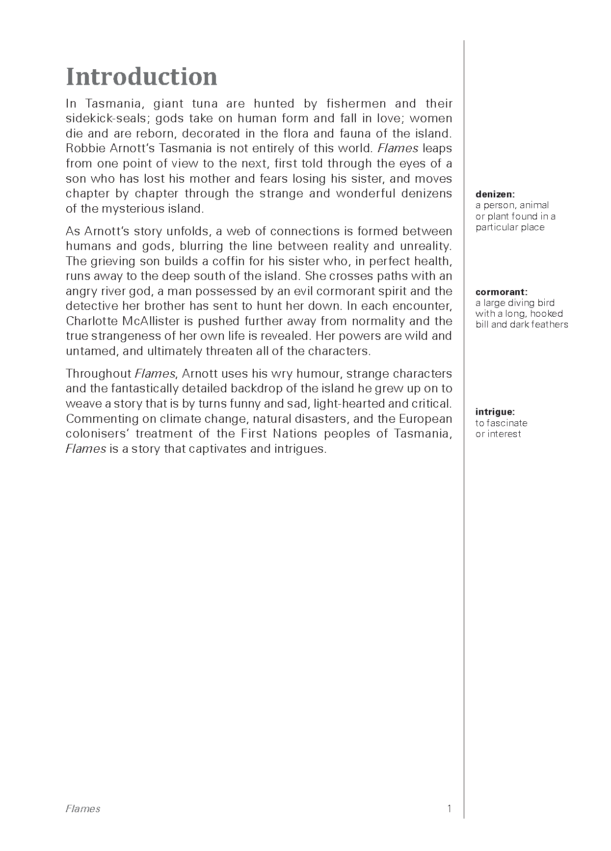 The Neap Flames smartstudy Text Guide – ATAR Notes