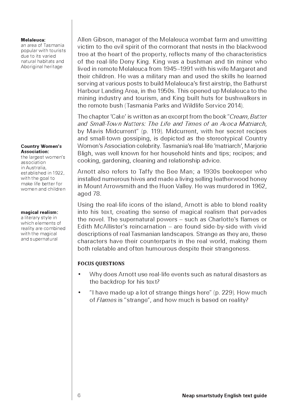 The Neap Flames smartstudy Text Guide – ATAR Notes