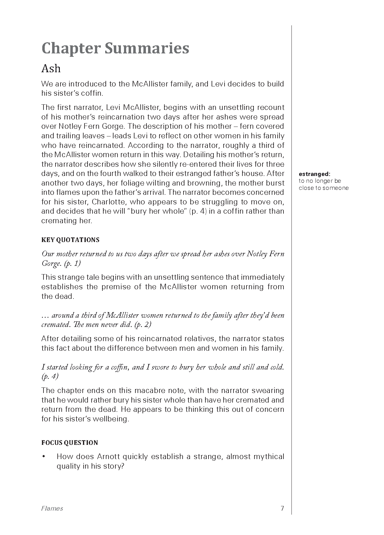 The Neap Flames smartstudy Text Guide – ATAR Notes