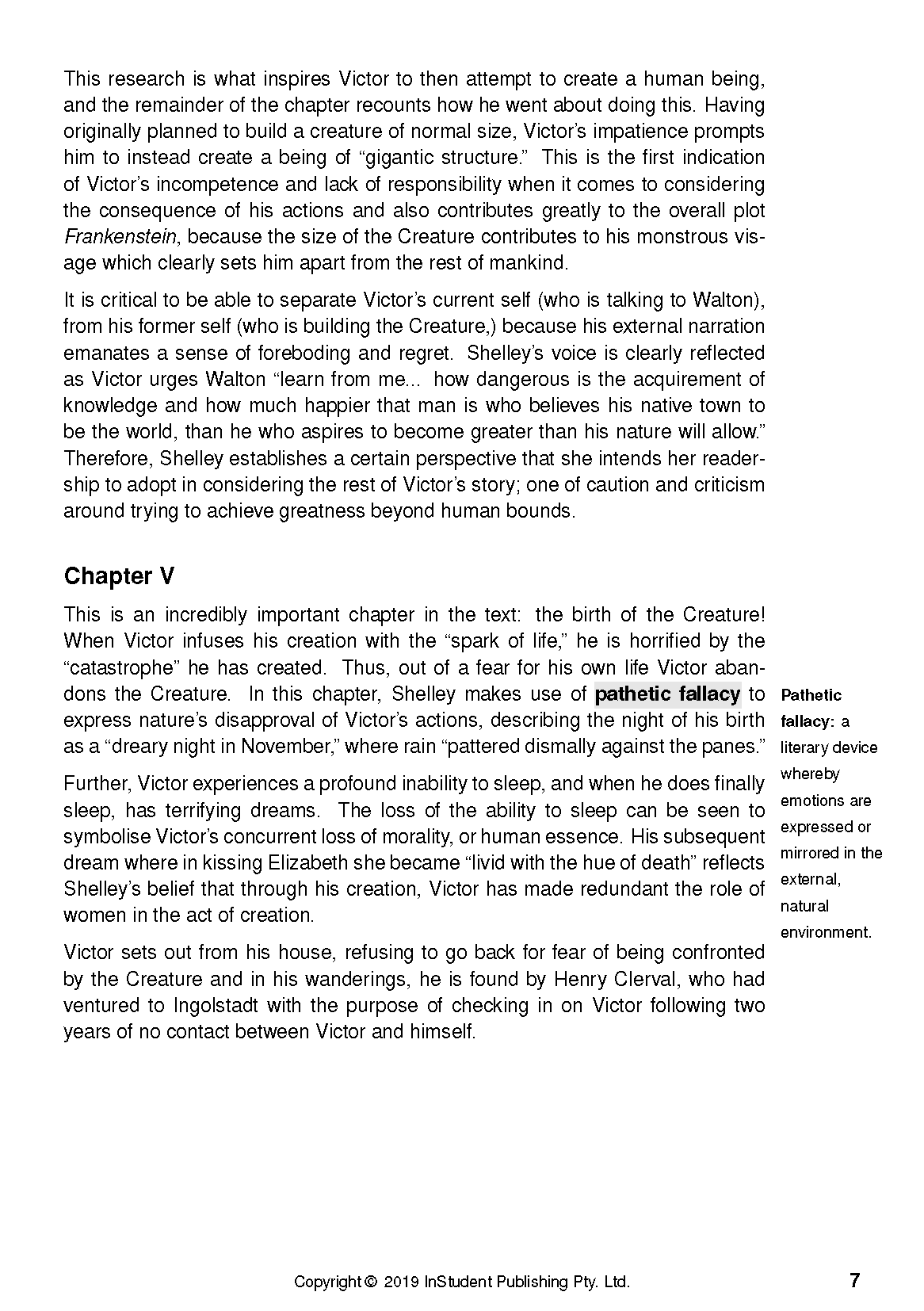 Text Guide: Frankenstein by Mary Shelley – ATAR Notes