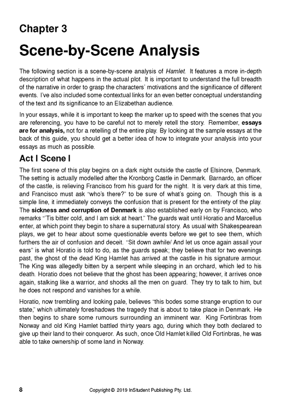 Text Guide: Hamlet by William Shakespeare – ATAR Notes