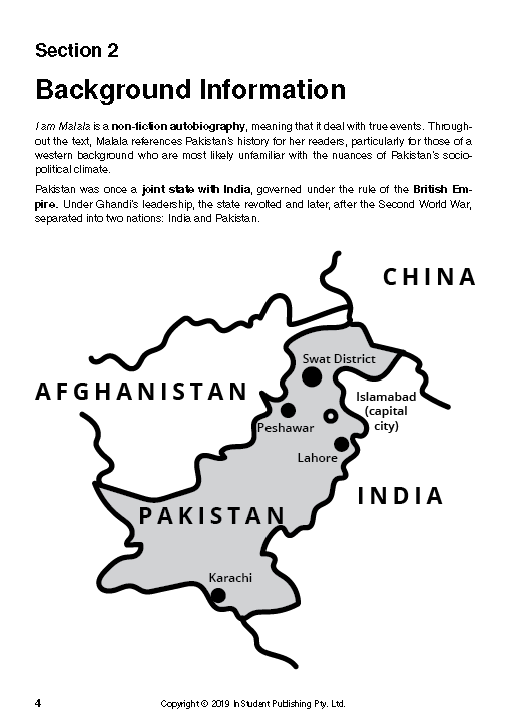 Text Guide: I Am Malala by Malala Yousafzai – ATAR Notes