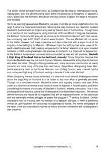 Text Guide: Macbeth by William Shakespeare – ATAR Notes