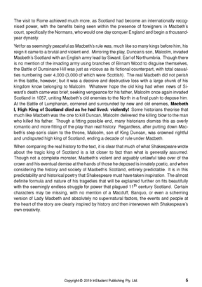Text Guide: Macbeth by William Shakespeare – ATAR Notes