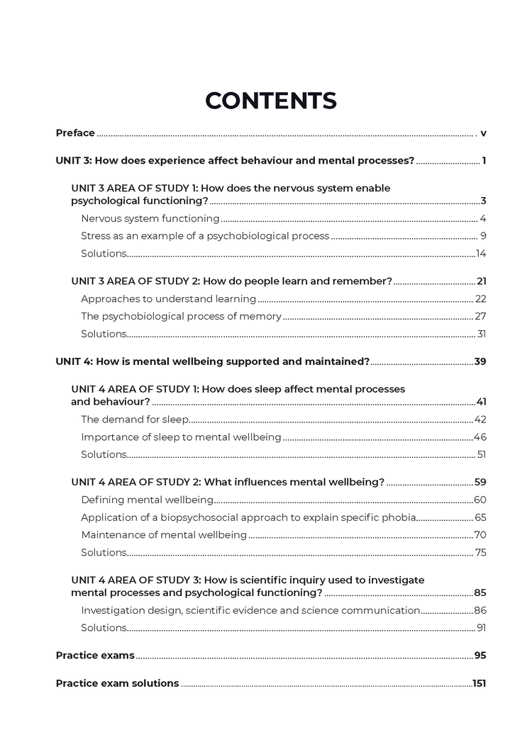 Neap Assessment Series: VCE Psychology Units 3&4 – ATAR Notes