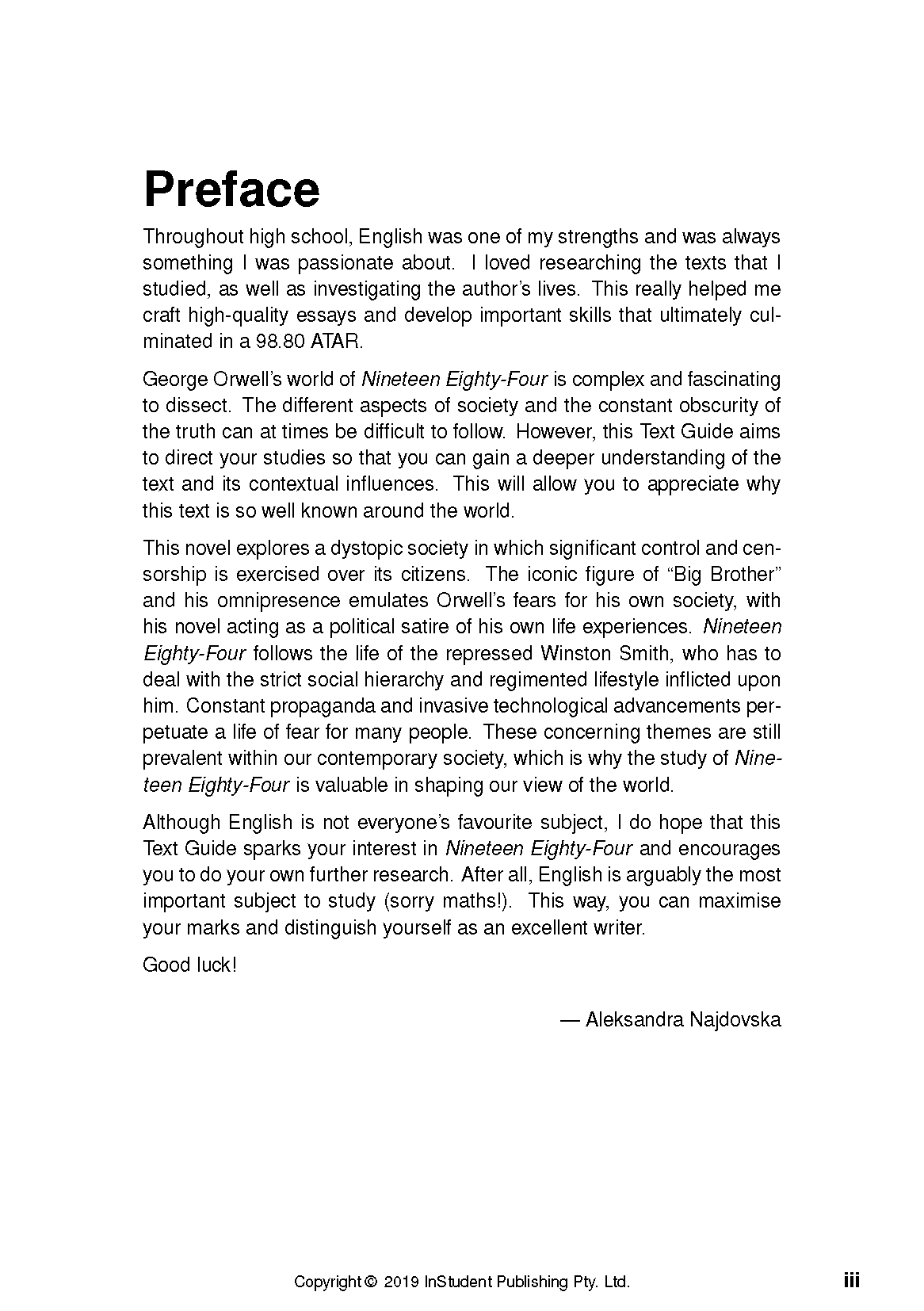 Text Guide: Nineteen Eighty-Four (1984) by George Orwell – ATAR Notes