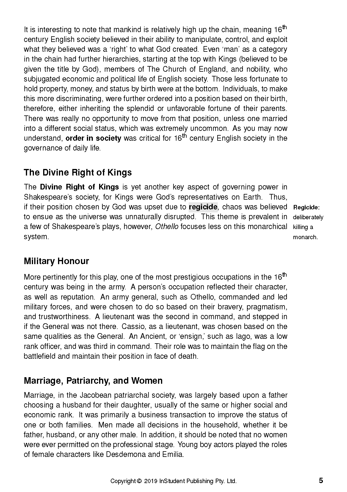 Text Guide: Othello by William Shakespeare – ATAR Notes