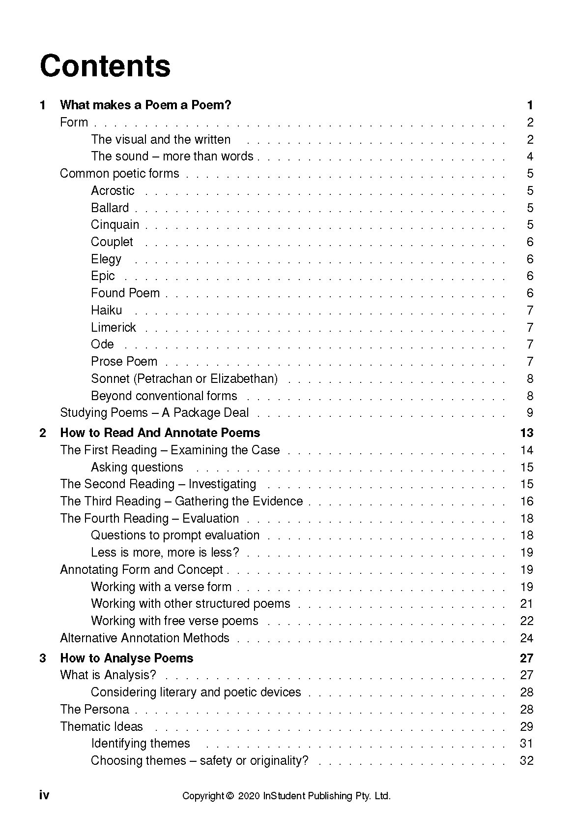 The ATAR Notes Analysis Guides: How To Analyse Poetry