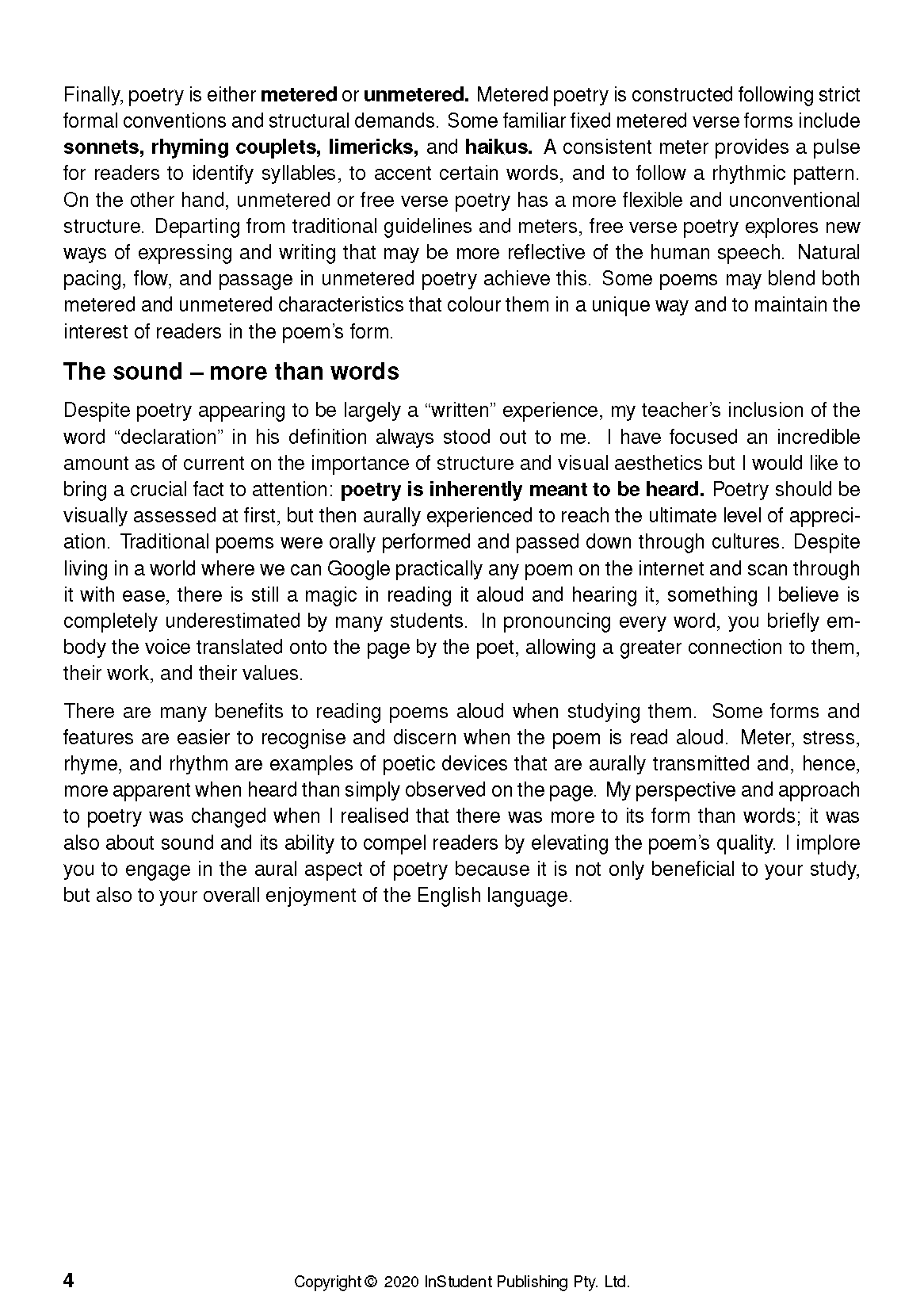 The ATAR Notes Analysis Guides: How To Analyse Poetry