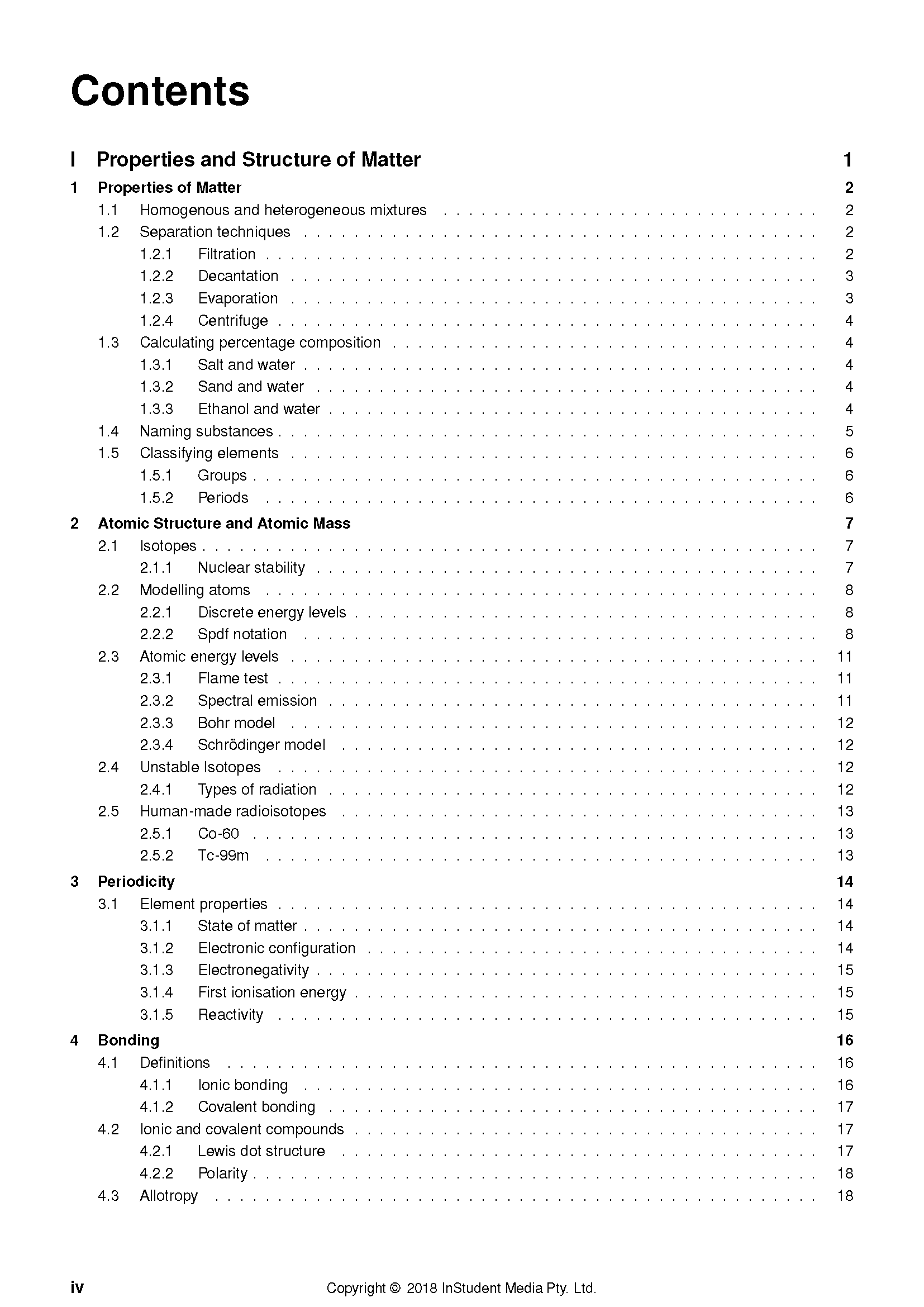 ATAR Notes HSC Year 11 Chemistry Complete Course Notes