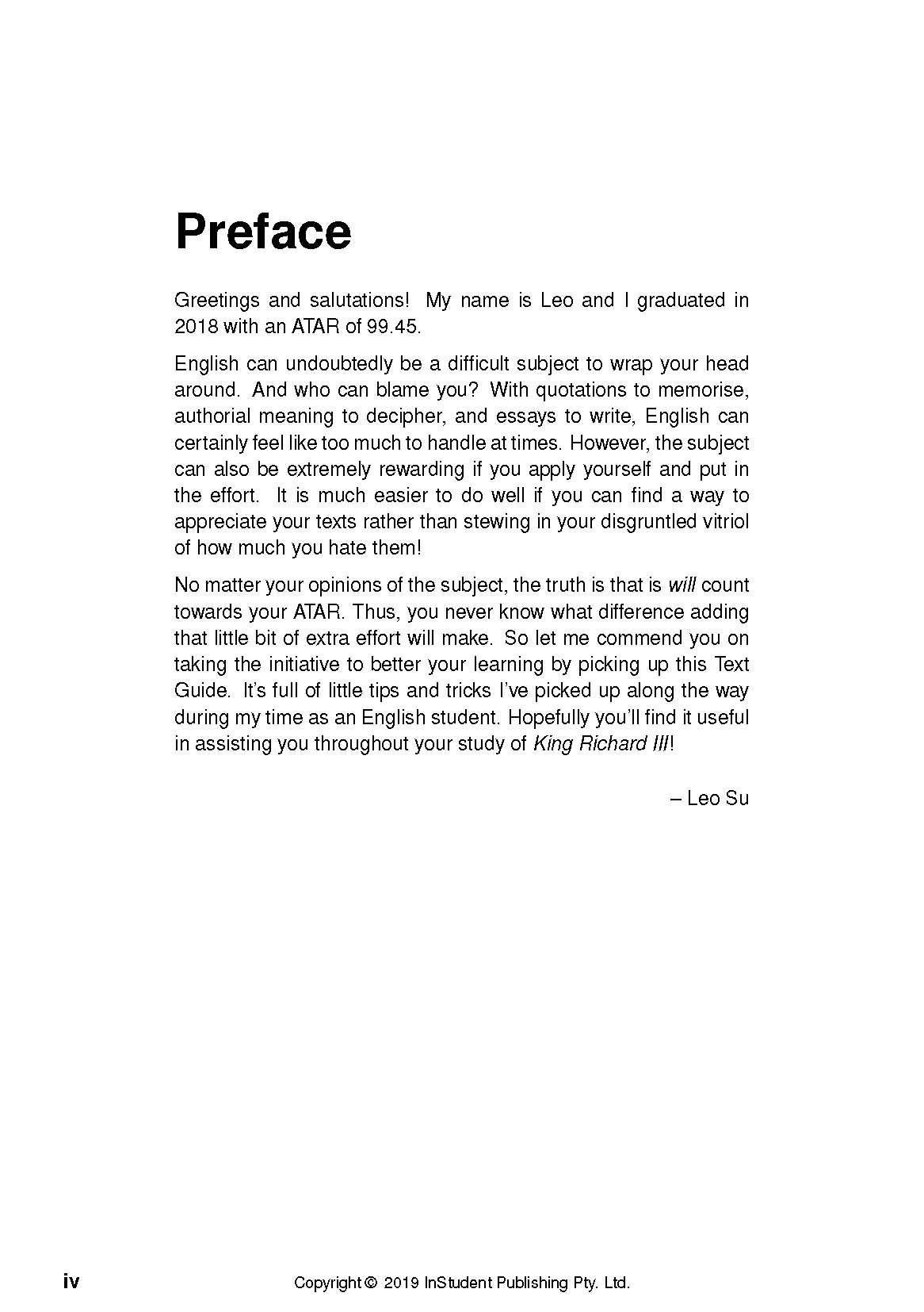 Text Guide: Richard III by William Shakespeare – ATAR Notes