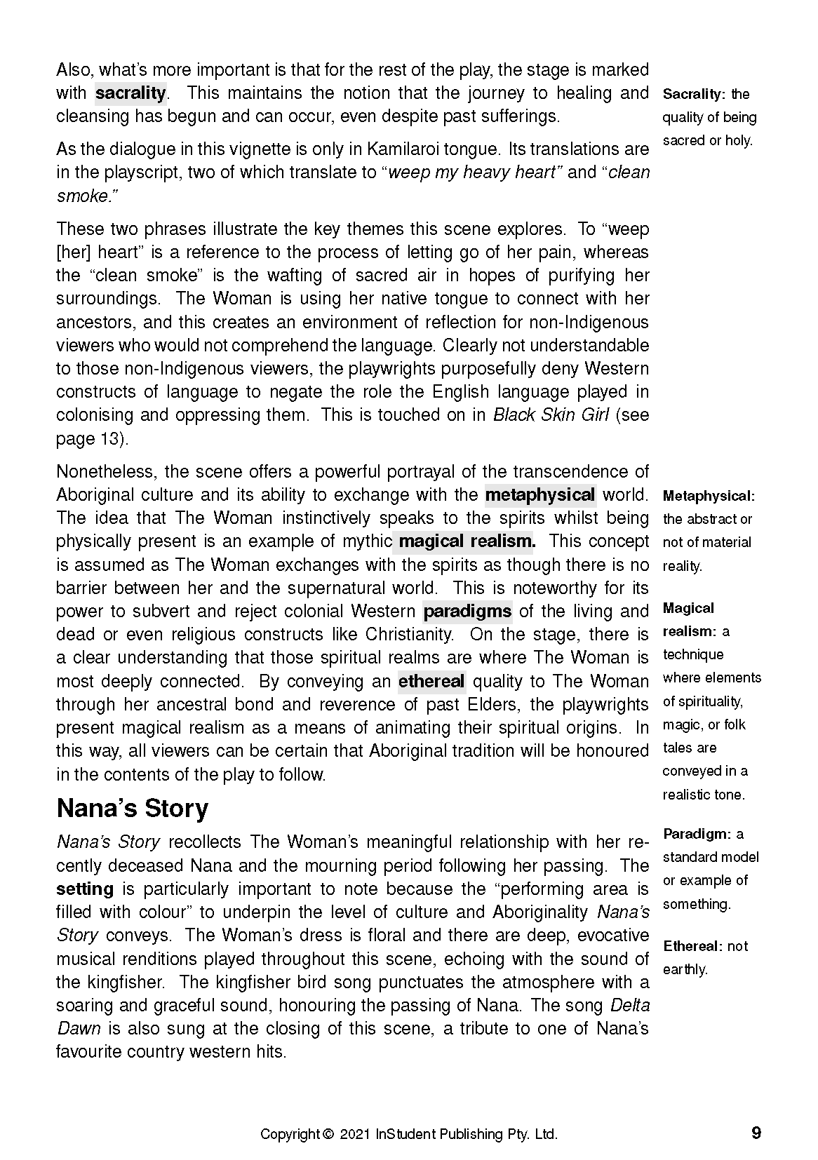 Text Guide: The 7 Stages of Grieving by Wesley Enoch and Deborah Mailm ...