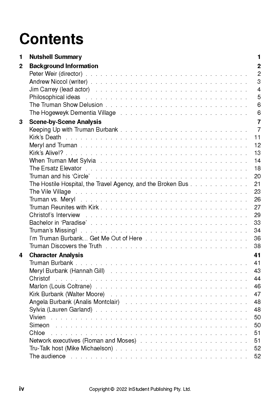 Text Guide: The Truman Show by Peter Weir – ATAR Notes