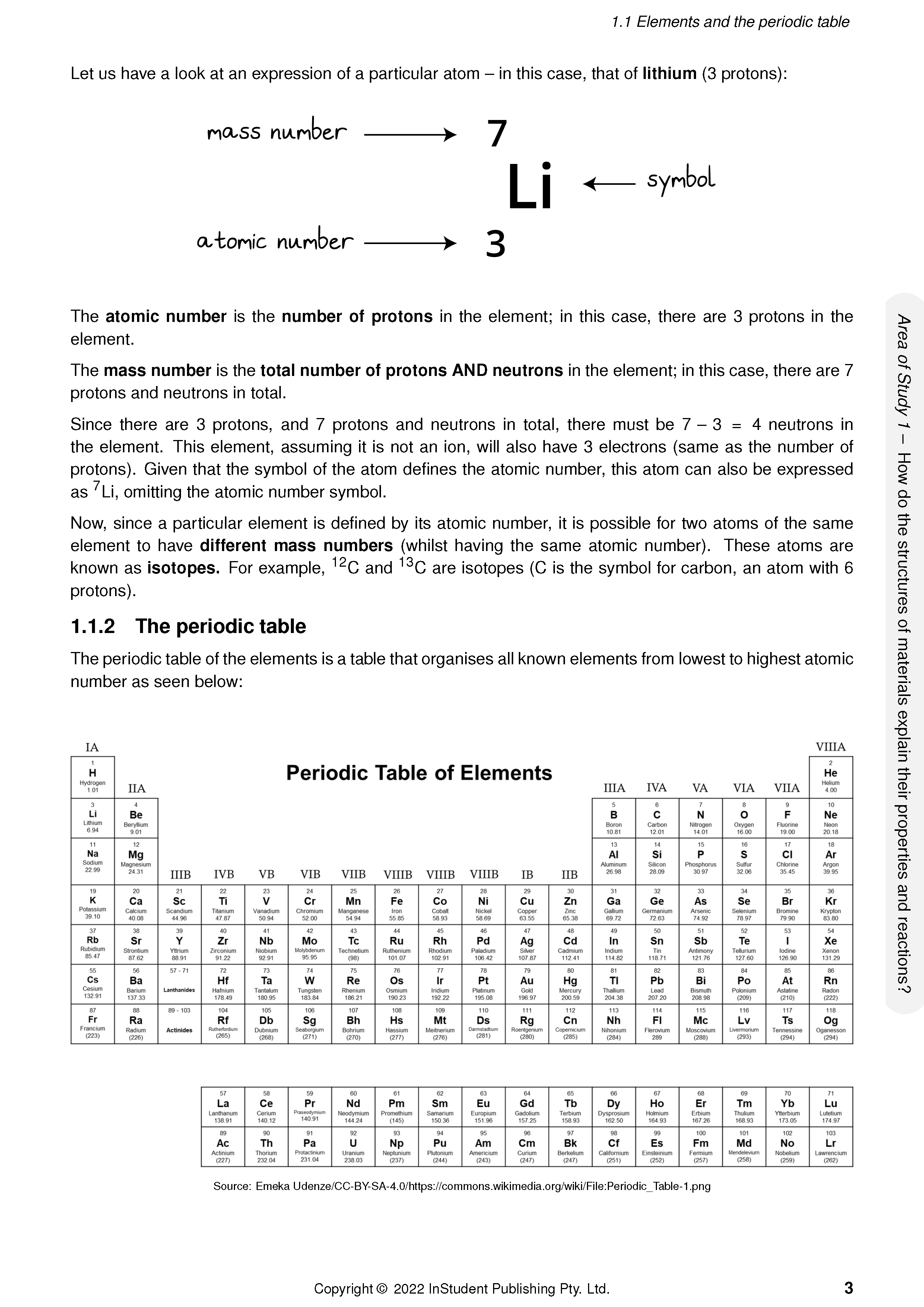 ATAR Notes VCE Chemistry 1&2 Notes (2023-2024)