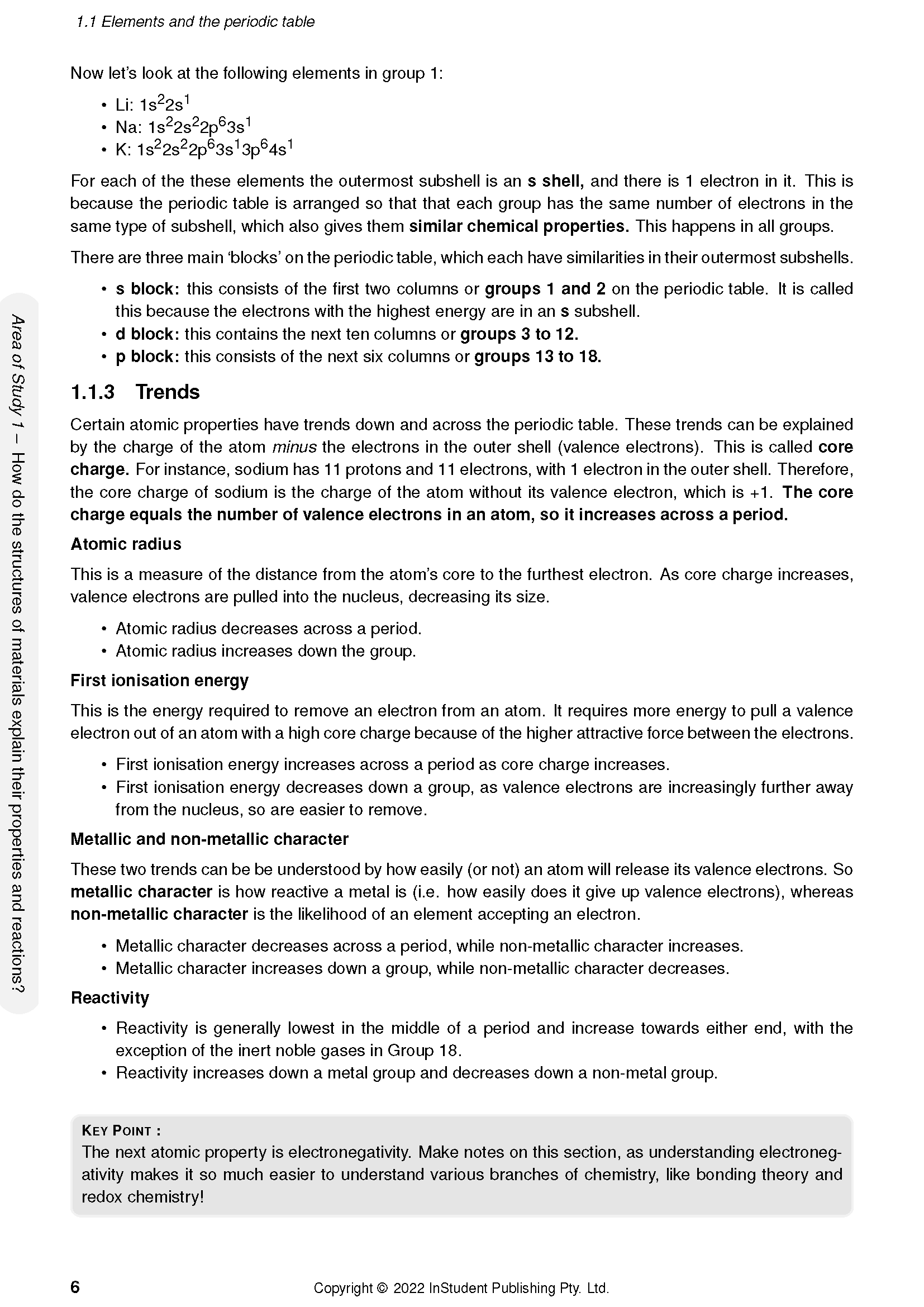 ATAR Notes VCE Chemistry 1&2 Notes (2023-2024)