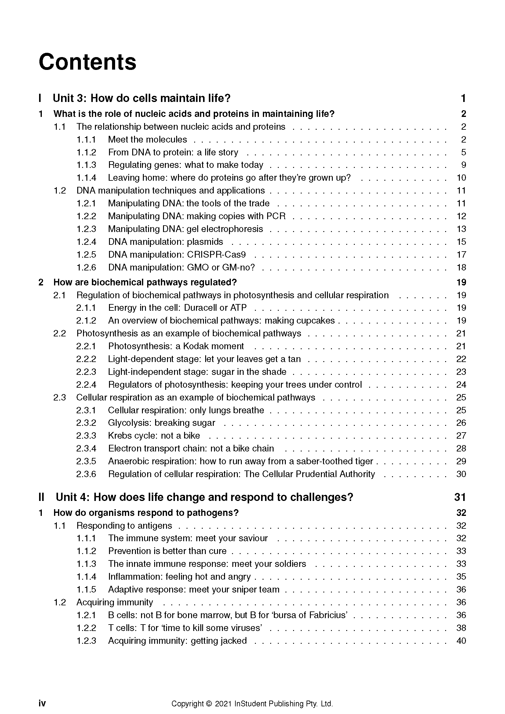 ATAR Notes VCE Biology 3&4 Complete Course Notes
