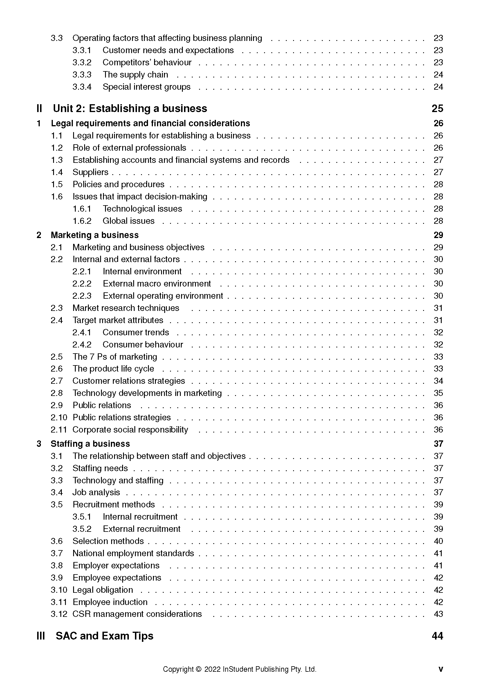 ATAR Notes VCE Business Management 1&2 Notes (2024-2026)