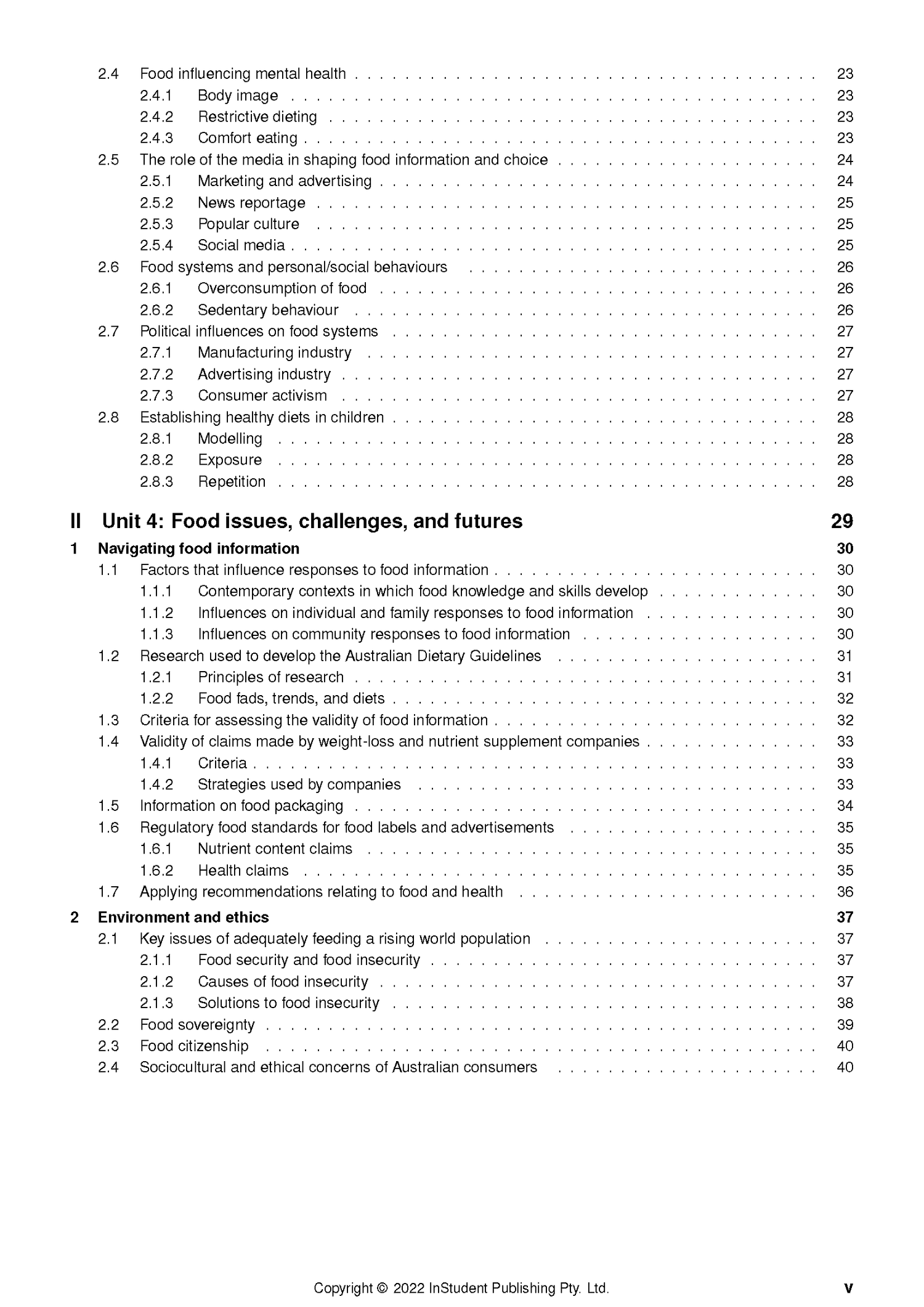 ATAR Notes VCE Food Studies 3&4 Complete Course Notes (2023-2024)