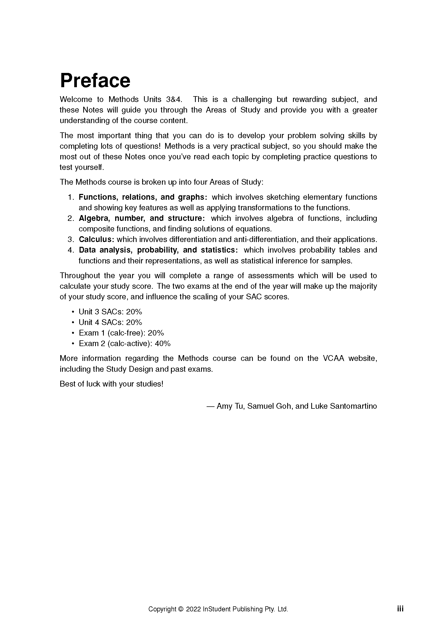 ATAR Notes VCE Maths Methods 3&4 Notes (2023-2024)