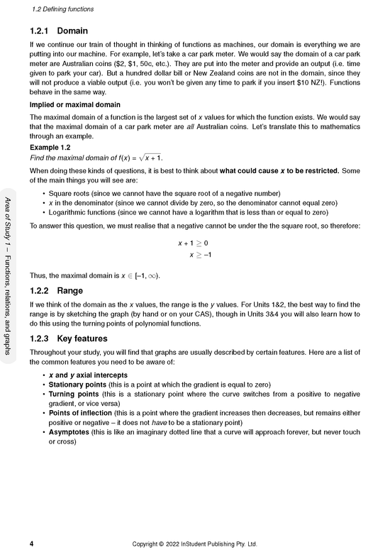 ATAR Notes VCE Maths Methods 1&2 Notes (2023-2024)