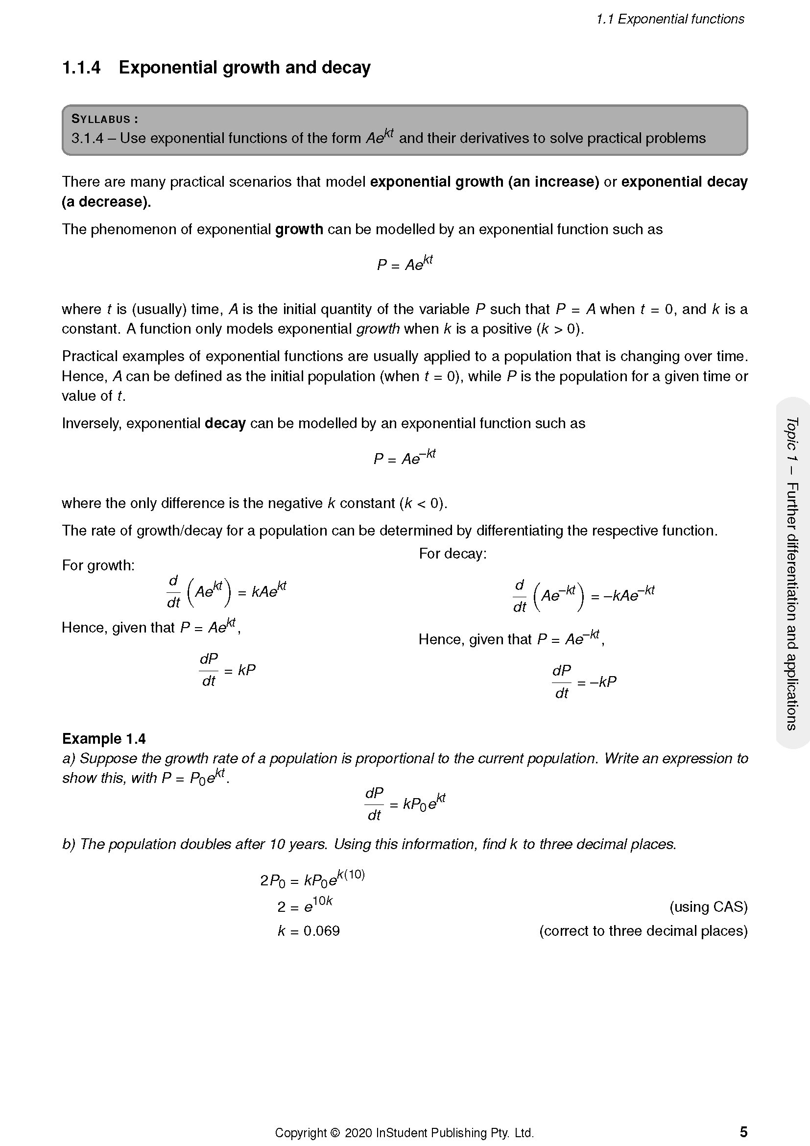 ATAR Notes WACE Year 12 Maths Methods 3&4 Complete Course Notes (2024-