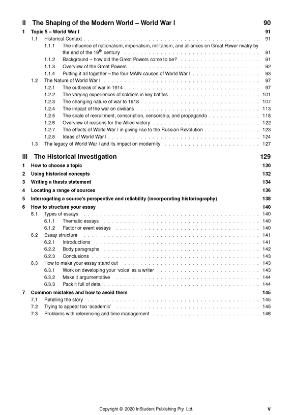 ATAR Notes HSC Year 11 Modern History Complete Course Notes