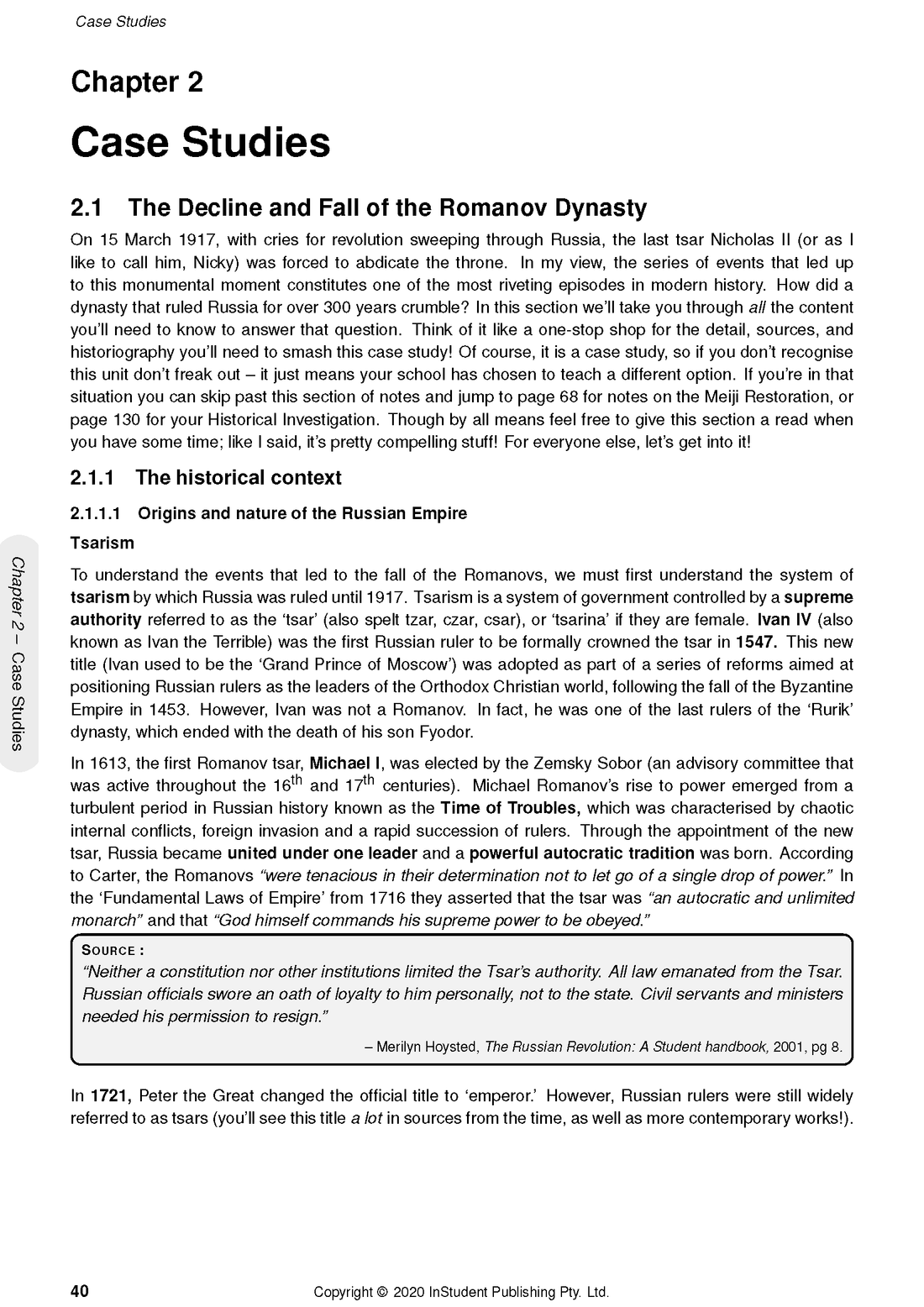 ATAR Notes HSC Year 11 Modern History Complete Course Notes