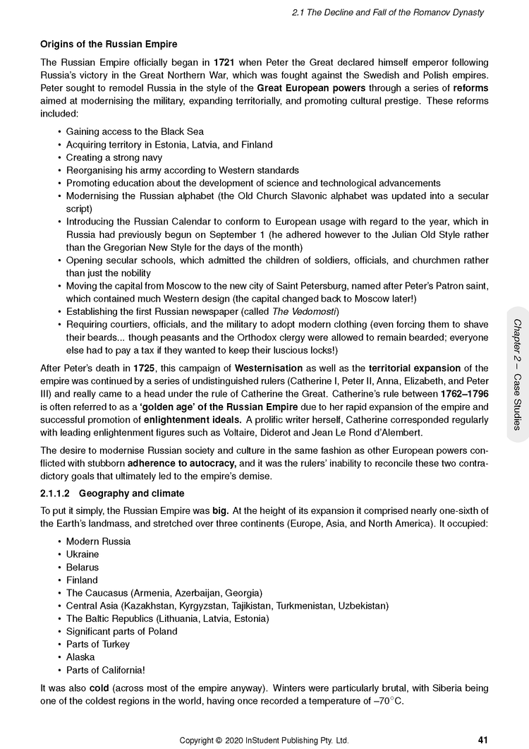 ATAR Notes HSC Year 11 Modern History Complete Course Notes