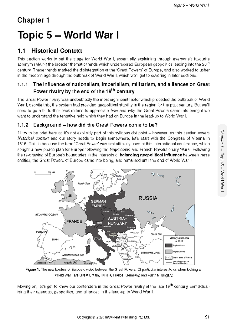 ATAR Notes HSC Year 11 Modern History Complete Course Notes