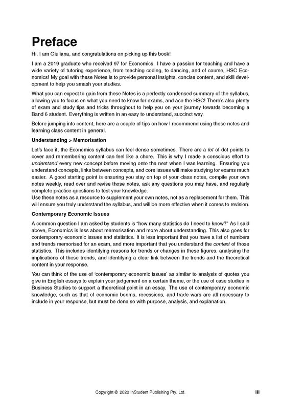 ATAR Notes HSC Year 12 Economics Complete Course Notes (2024-2026)