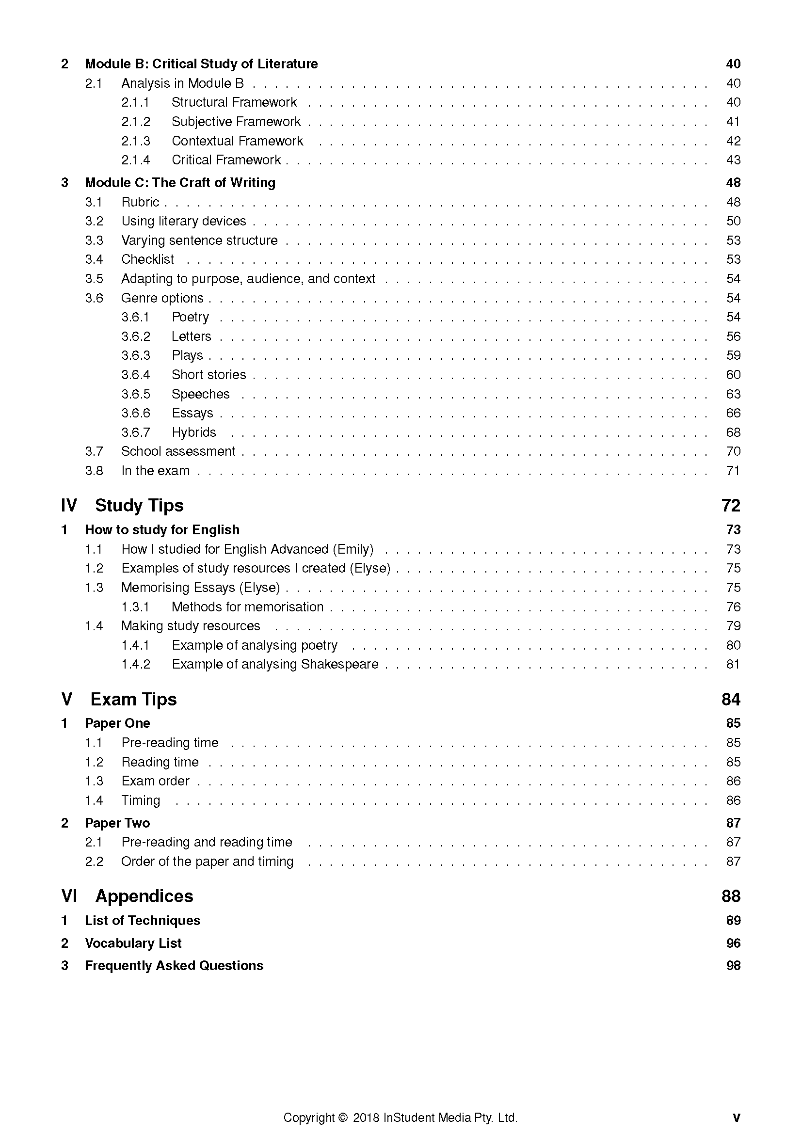 ATAR Notes HSC Year 12 English Advanced Complete Course Notes
