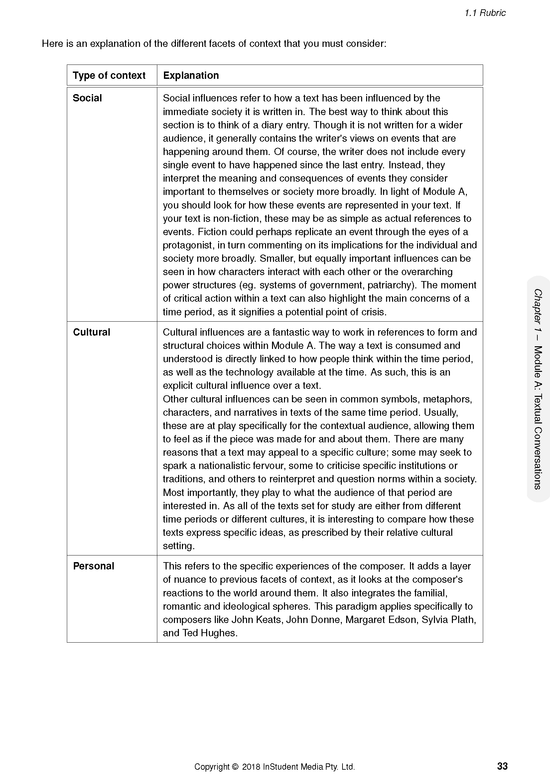 ATAR Notes HSC Year 12 English Advanced Complete Course Notes