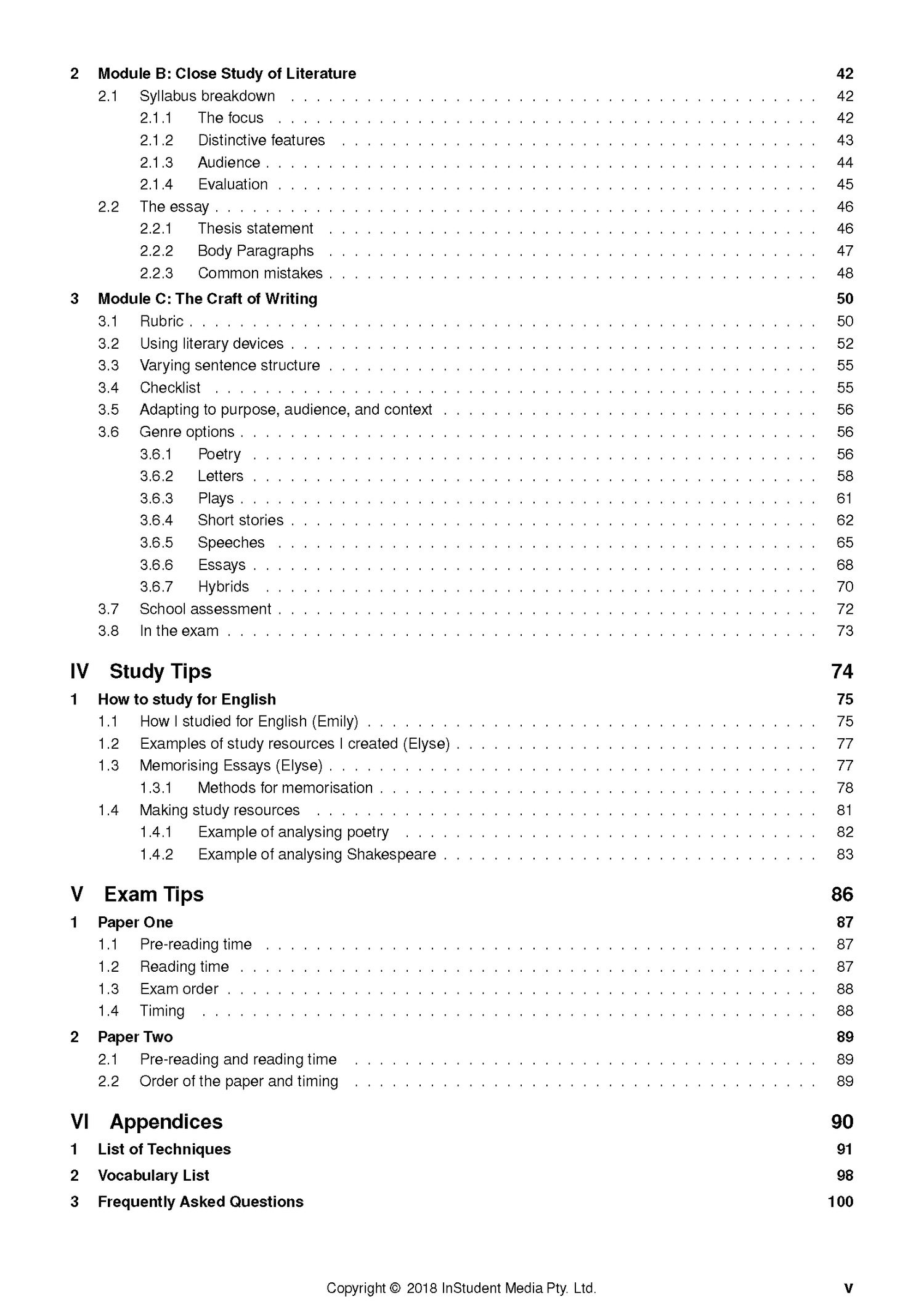 ATAR Notes HSC Year 12 English Standard Complete Course Notes