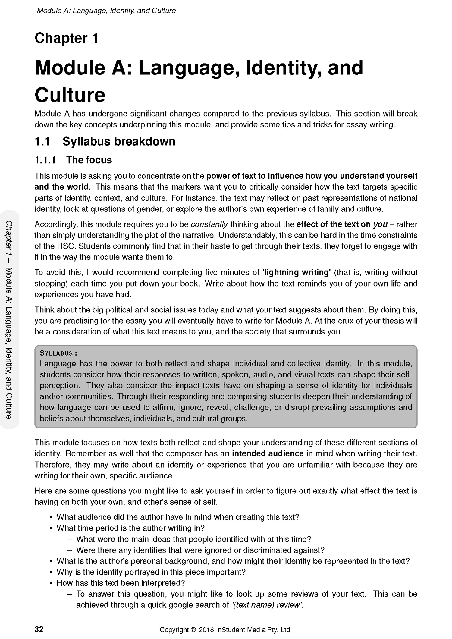 ATAR Notes HSC Year 12 English Standard Complete Course Notes