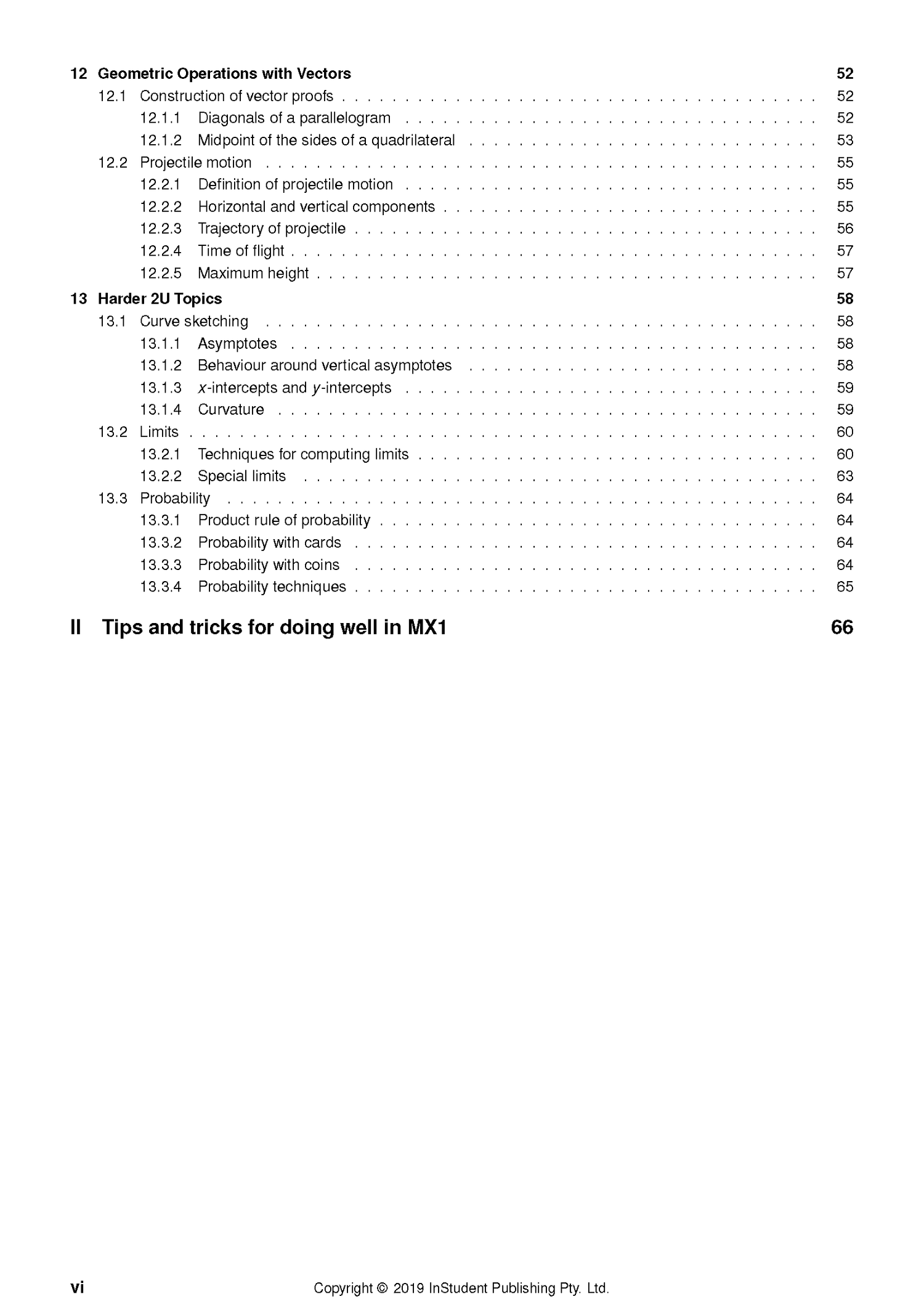 ATAR Notes HSC Year 12 Mathematics Extension 1 Complete Course Notes