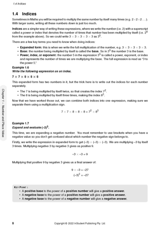 ATAR Notes Year 8 Maths Complete Course Notes